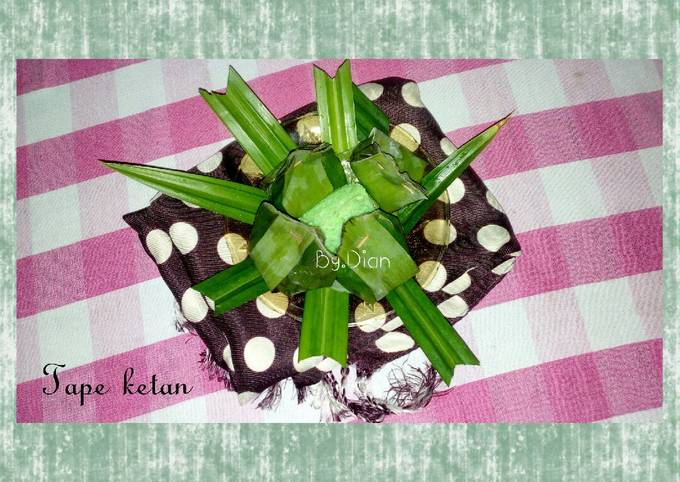 Resep Tape ketan ijo manis oleh Dian AD - Cookpad