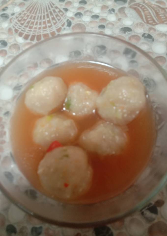 Resep Cilok Tahu Kuah Asam Manis oleh Kreasi By Mamah Zafran - Cookpad