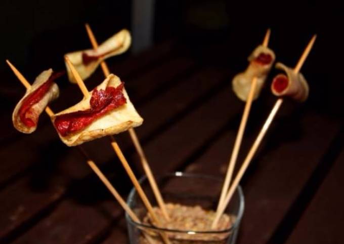 Pincho de patata y chorizo Receta de vilorano - La cocina de lovi- Cookpad