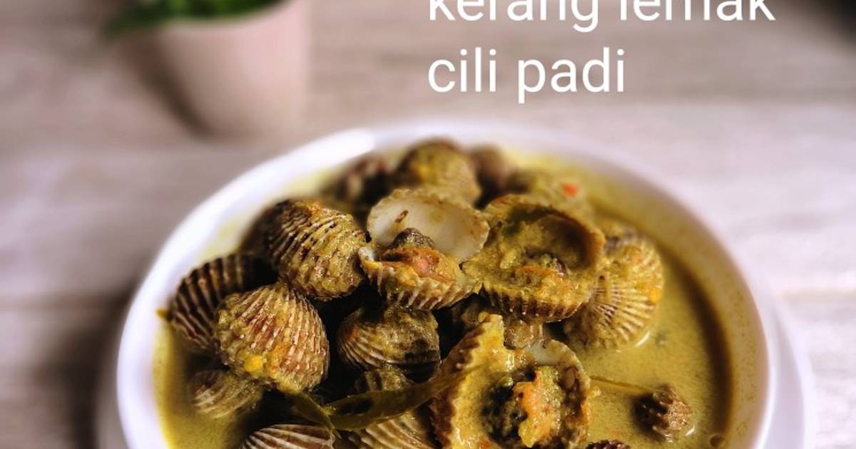 Resipi Kerang lemak cili padi oleh 0h Hana !! - Cookpad