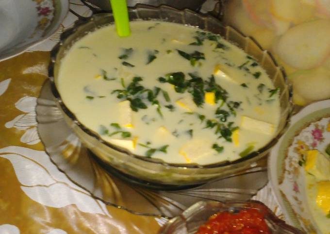 Resep Bobor tahu jembak/kenci/selada air oleh Mawar MWR_kitchen - Cookpad