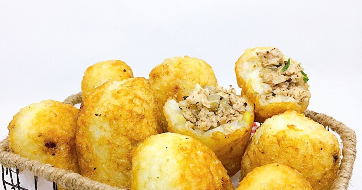Resep Kubbat (Bola Bola Nasi Kentang) oleh Fankukistic (sari) - Cookpad