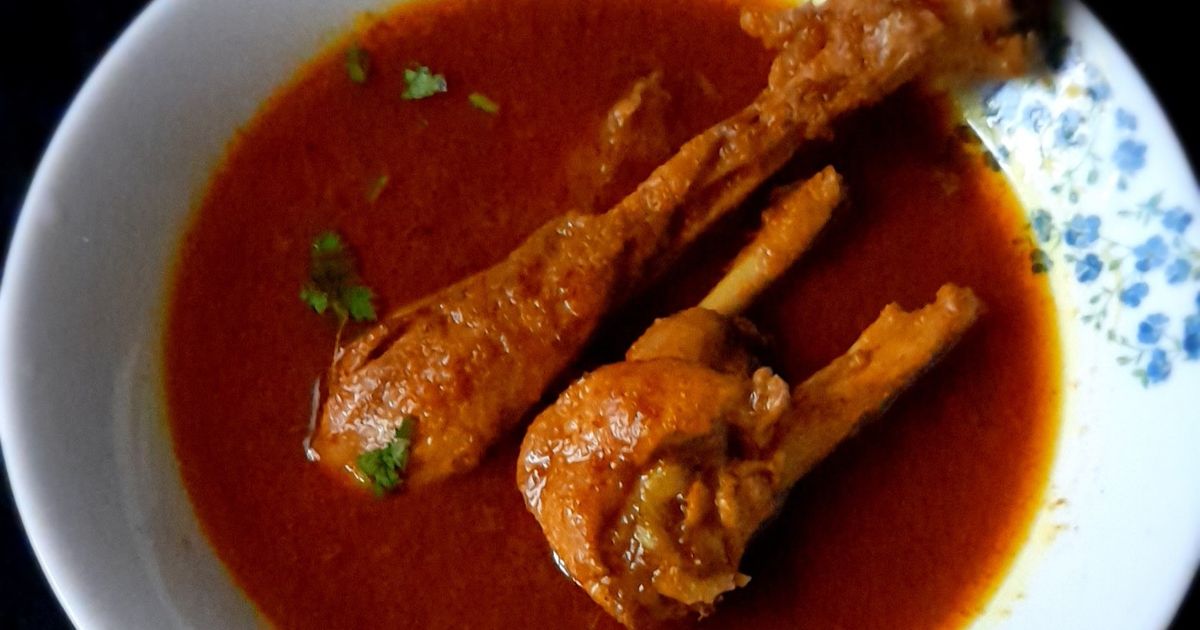 Bihari Style Desi Chicken Curry Recipe by Sanuber Ashrafi - Cookpad