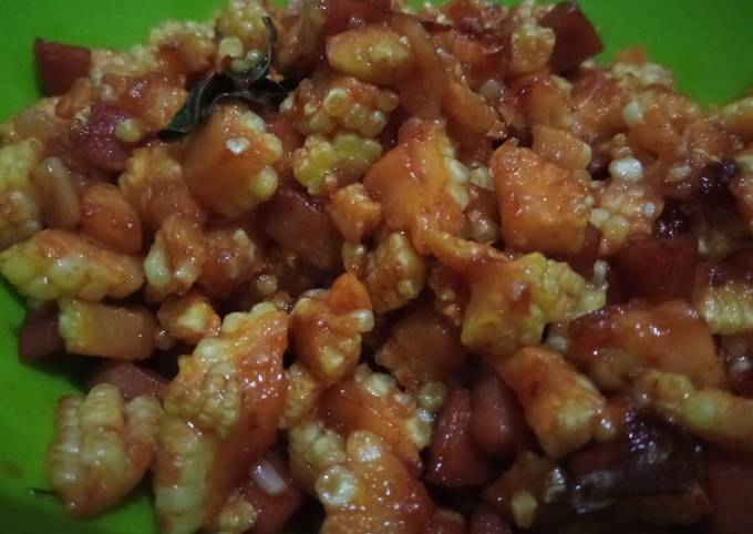 Resep Putren sosis barbeque oleh Anisa - Cookpad