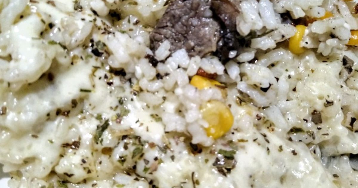 Resep Mozarella Baked Rice Ala Zenbu oleh Dapur Mama Gian - Cookpad