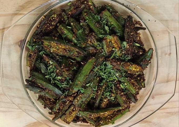 Stuffed Bhindi, Bhindi Masala, Bhindi Fry, Stuffed OKRA Recipe by ...