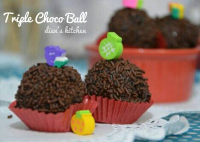 Resep Triple Choco Ball oleh • dian's kitchen • - Cookpad