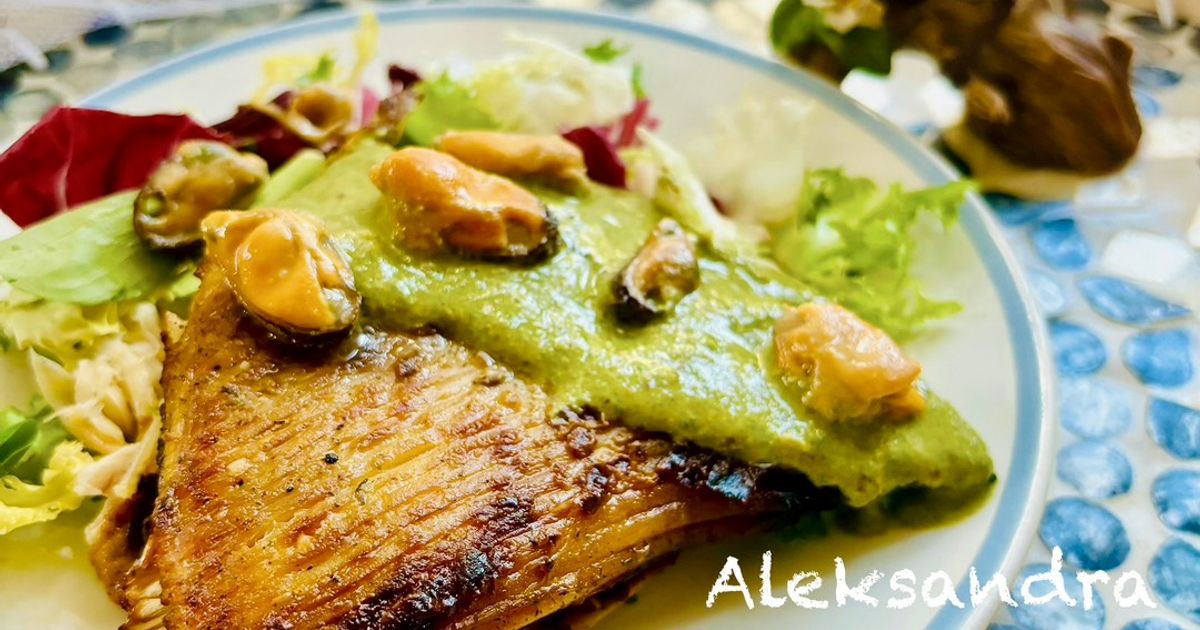 Stingray Wings With Mussel Sauce Recipe by ALEX xx 🇬🇧🇱🇹 - Cookpad