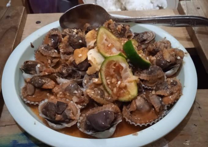 Resep Kerang rebus sambal thailand oleh Muthia Sarrah - Cookpad