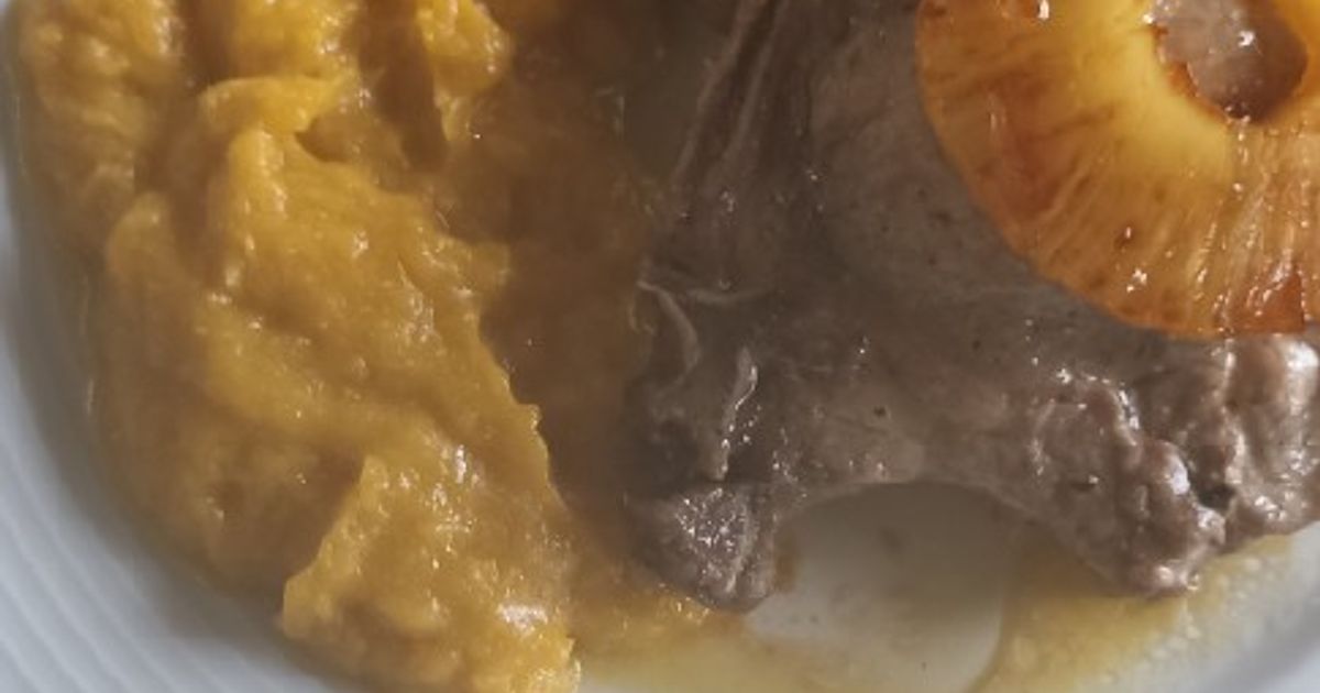 costillas de cerdo con puré - 32 recetas caseras- Cookpad