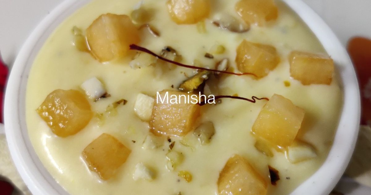 Muskmelon Shrikhand Recipe by Manisha Malvi Angaitkar - Cookpad