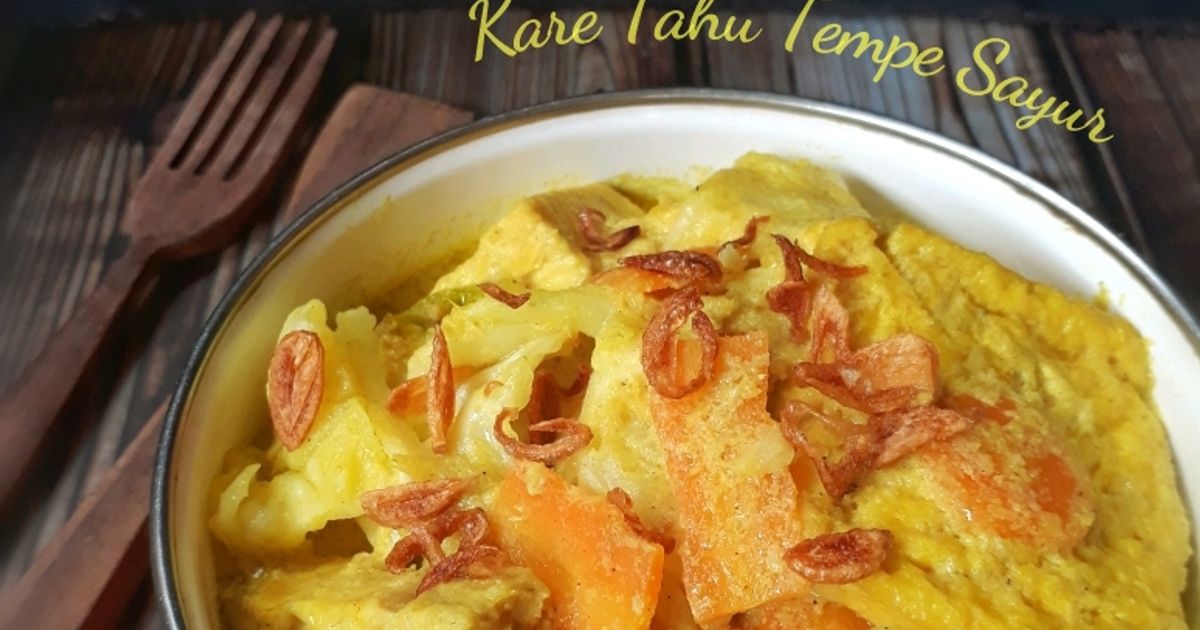 Resep 637. Kare Tahu Tempe Sayur oleh JE deBloom - Cookpad