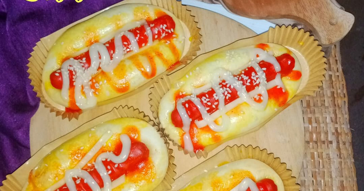 Resep Roti Sosis (No Egg) oleh DEWI SARASWATI - Cookpad