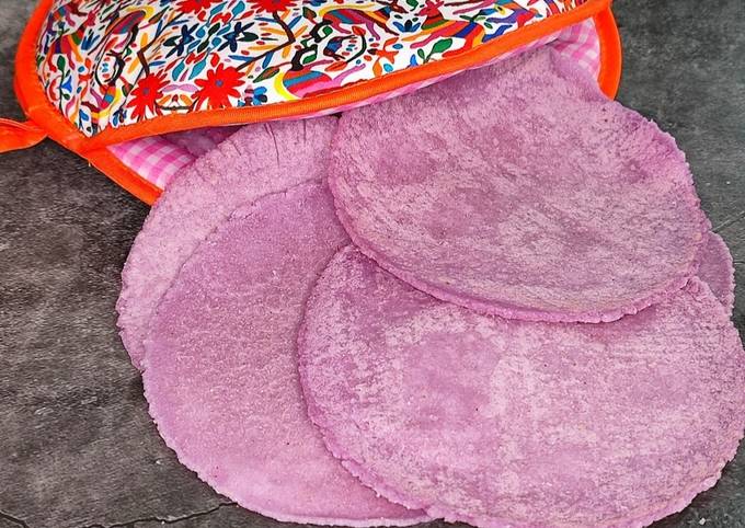 💥 TORTILLAS MORADAS 💥 Receta de Mexico_de_Mis_Sabores_- Cookpad