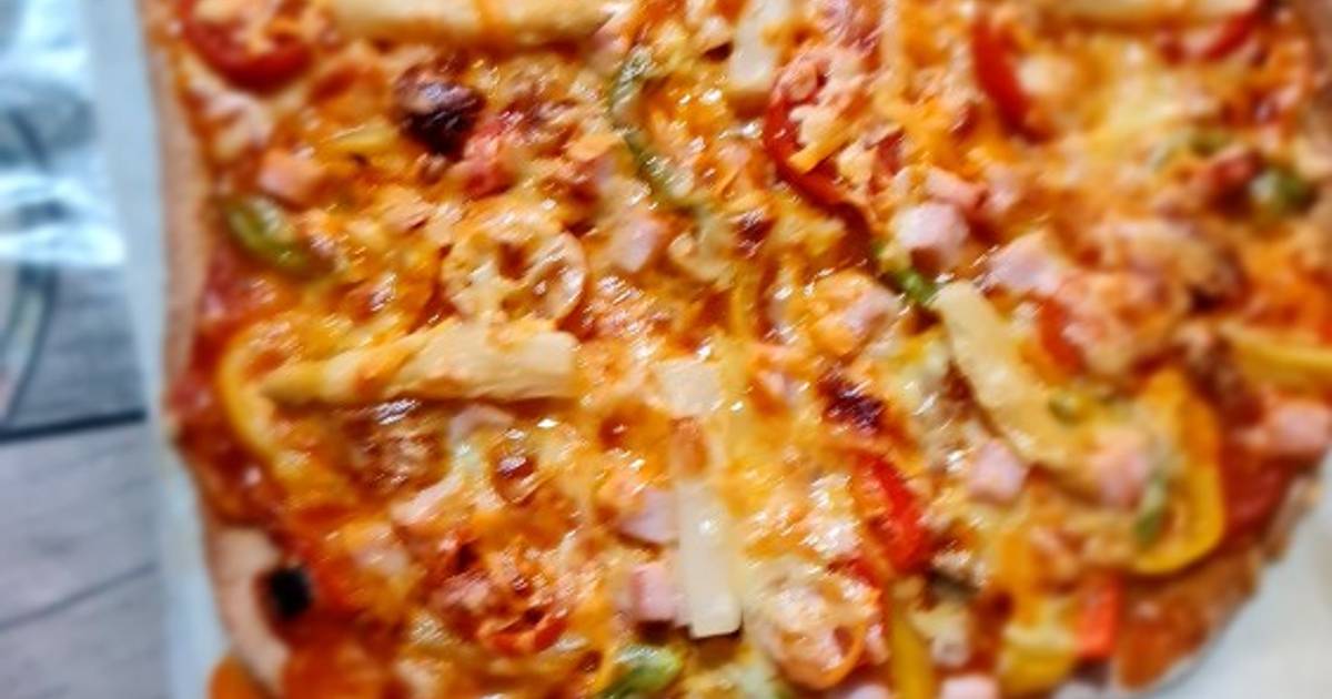 Pizza integral de verduras Receta de anapablo87- Cookpad
