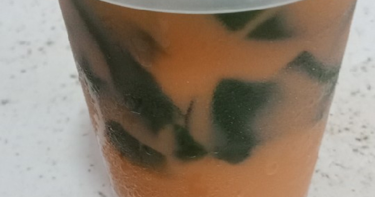Resep Cincau Thai Tea oleh Tata dwi mulyawanty - Cookpad