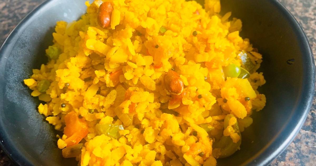 Red Poha Recipe by Go Boundless with Ayushi - Cookpad