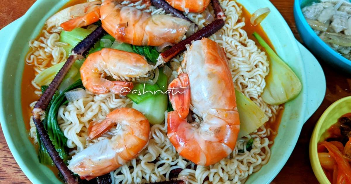 Resipi Maggi Kari Udang Galah oleh aFun ashriati - Cookpad