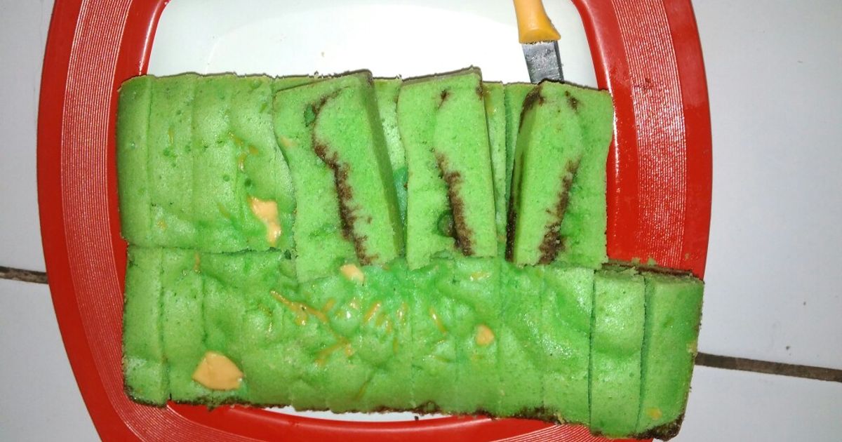 Resep Bolu Pandan Kejuu Coklat oleh karlina utari - Cookpad