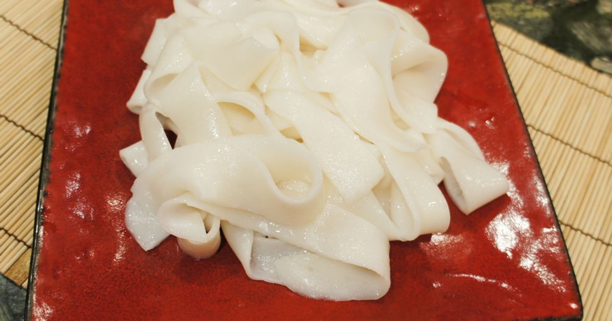 Handmade Flat Rice Noodles (板條, 粿條, 河粉) Gluten Free Noodles Recipe by ...