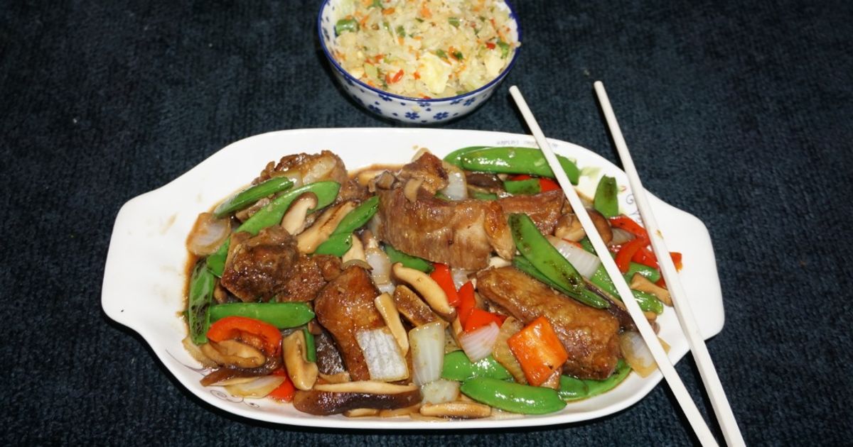 arvejas de cerdo salsa - 107 recetas caseras- Cookpad