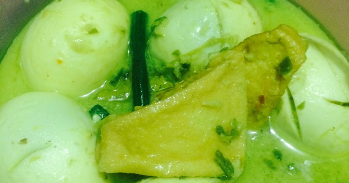 Resep Telur Lemak Hijau oleh EmmilyR¥t - Cookpad