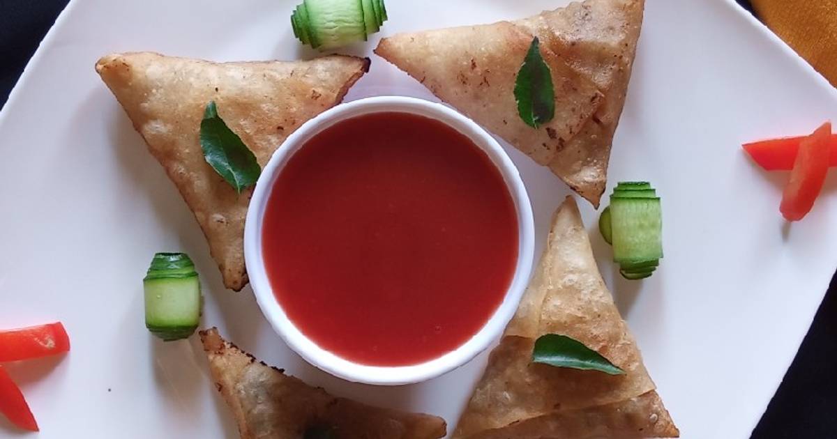 Raw Vegetables Samosa Recipe by Man o Salwa By Neelam Saleem - Cookpad