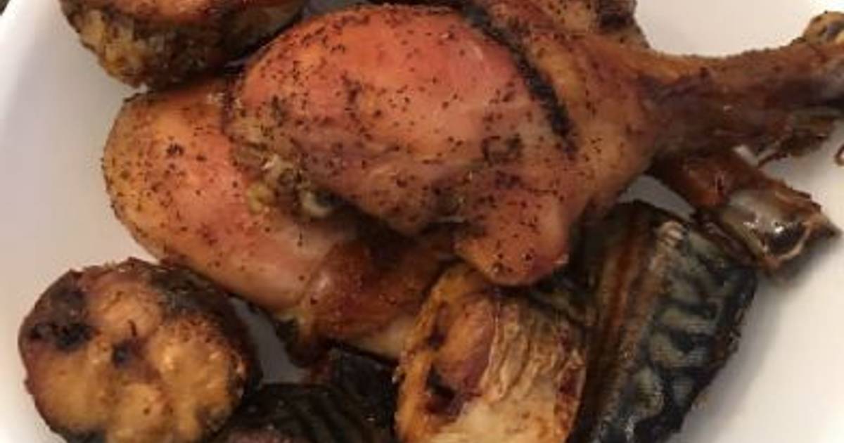 Fried chicken and fish Recipe by Sommy - Cookpad