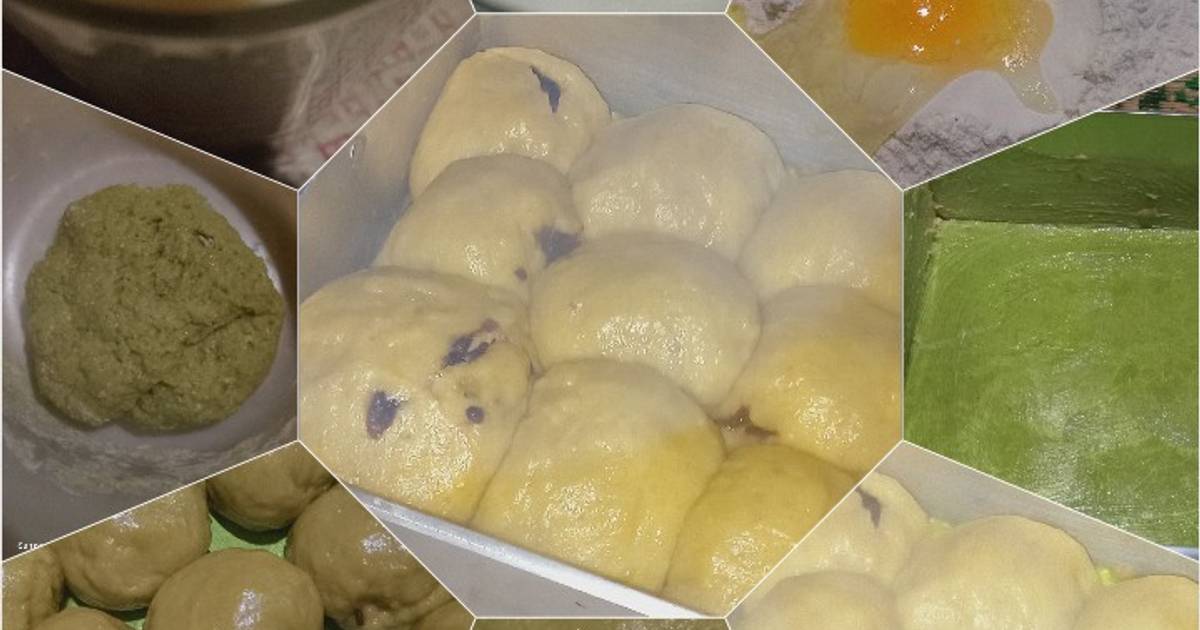 Resep Roti Sobek Matcha isi Coklat Ala Mas Andri oleh mas Andriii - Cookpad