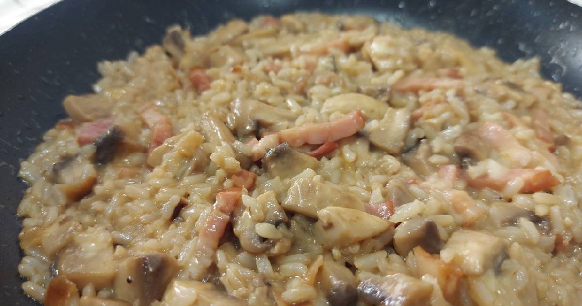 Risotto de champis y bacon Receta de wicked fantasy- Cookpad