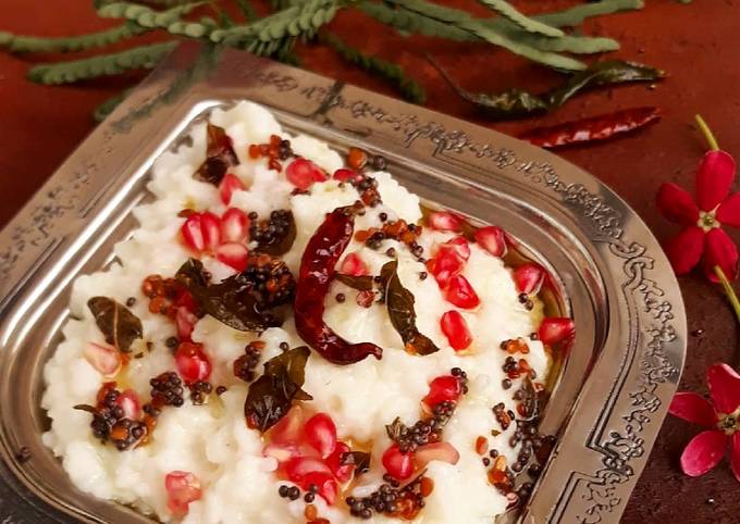 Yogurt rice/ curd rice Recipe by Shruti Dhawan - Cookpad