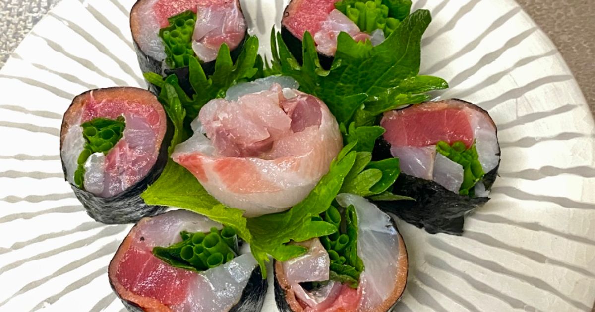 Japanese Sashimi Roll Recipe by Aunty Eiko's international cuisine ...