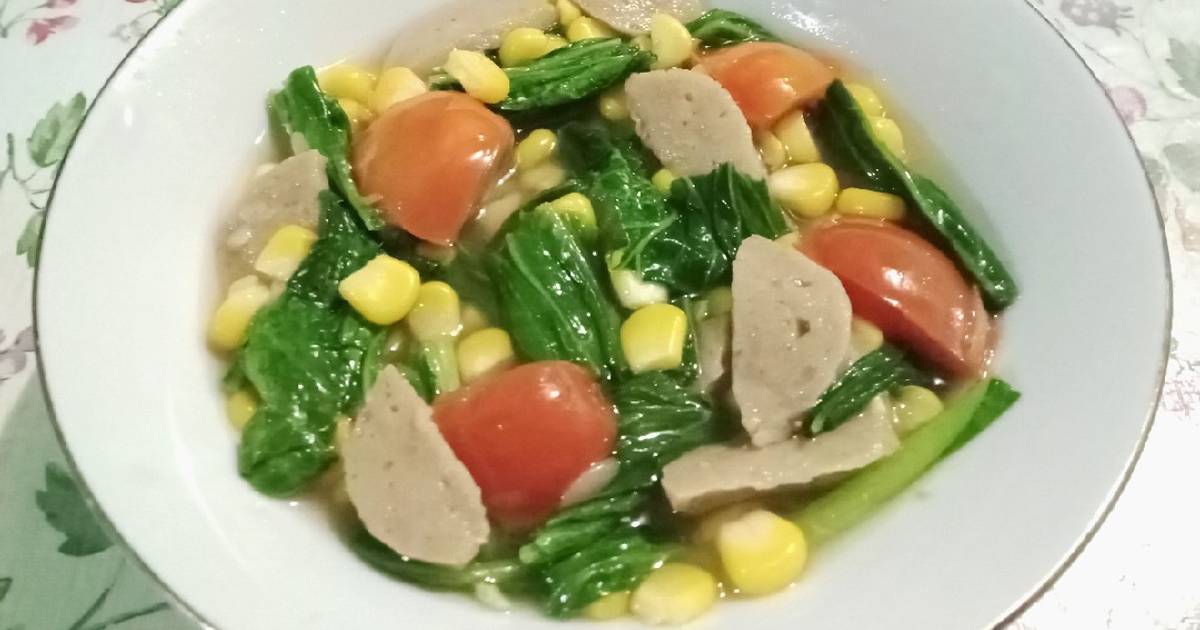955 resep tumis sawi hijau bakso enak dan mudah - Cookpad