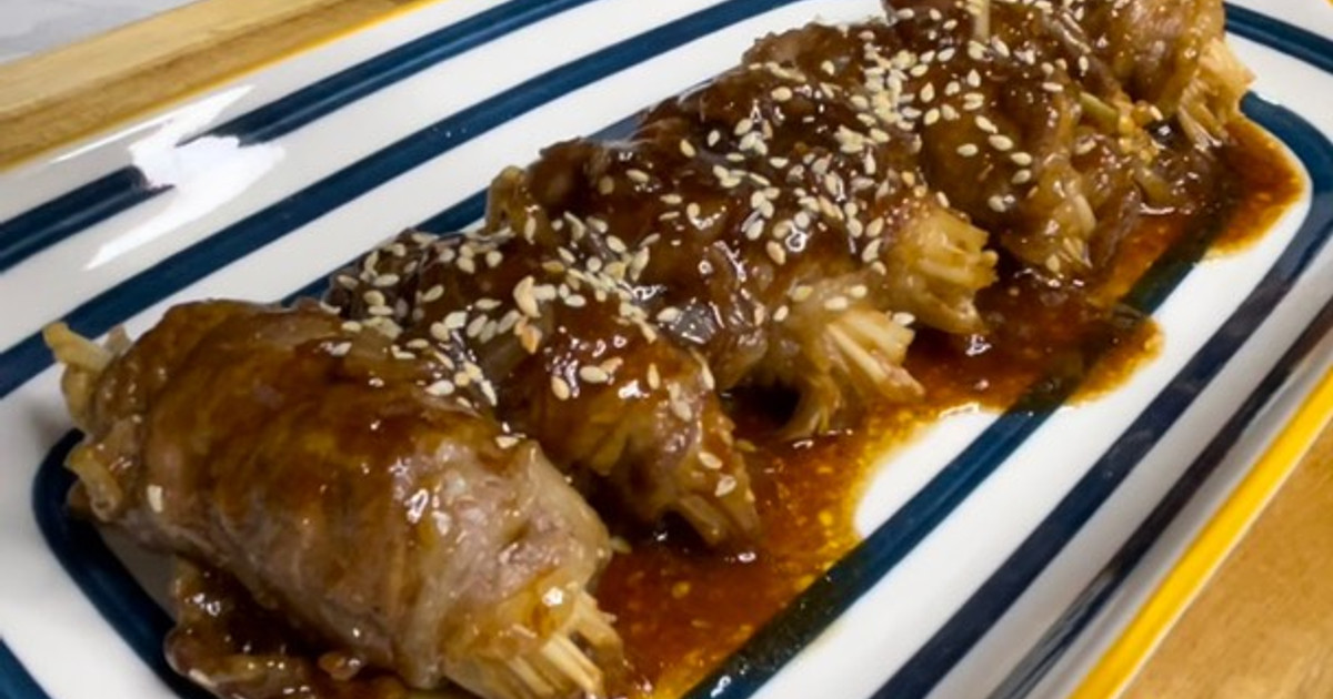 Resep 119. Beef Enoki Roll oleh Fandy Wand - Cookpad