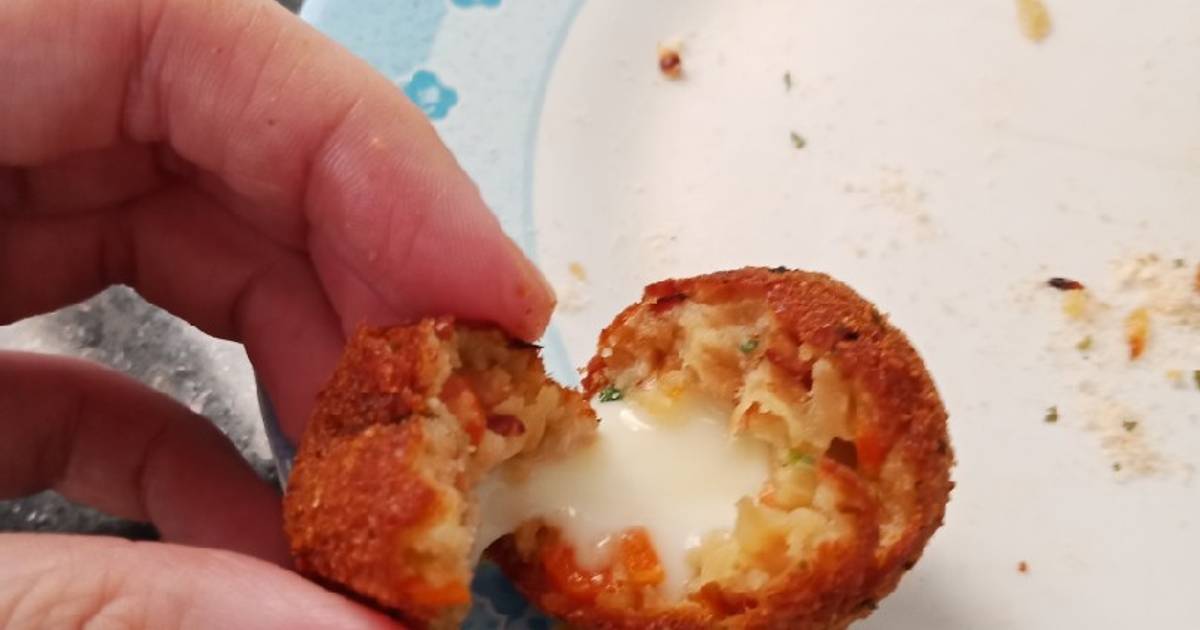 Resep 1. Bitterballen Mozarella/Bola Kentang Mozarella/Kroket Kentang ...