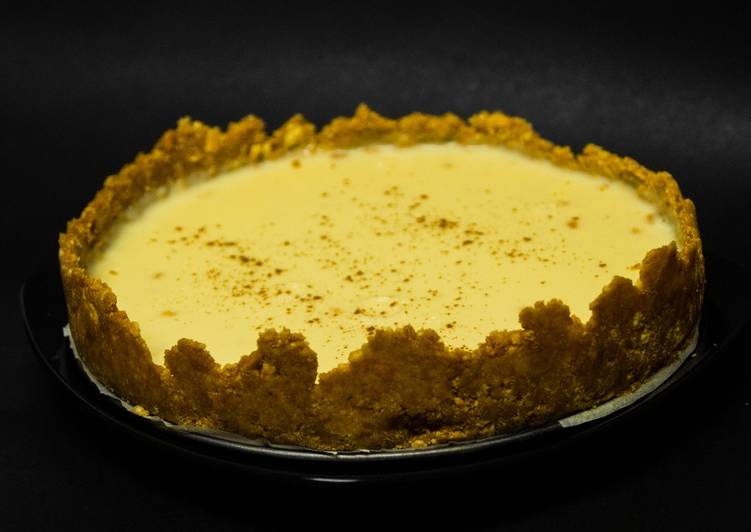Tarta de natillas | postre sencillo y rico Receta de Su- Cookpad
