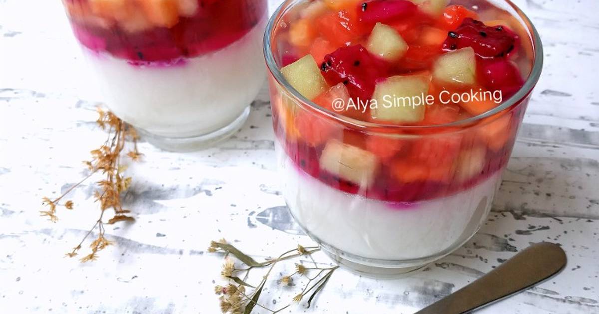 Resep Pudding Buah oleh Alya Nurfitri🍳 - Cookpad
