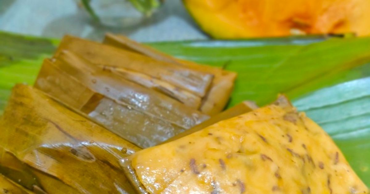 Resep lemet pisang dan labu rumahan enak dan mudah - Cookpad