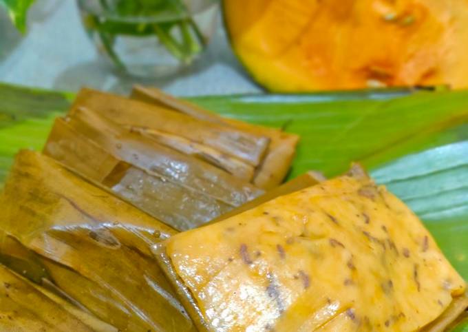 Resep Lepat pisang labu kuning oleh Nur Aynun - Cookpad