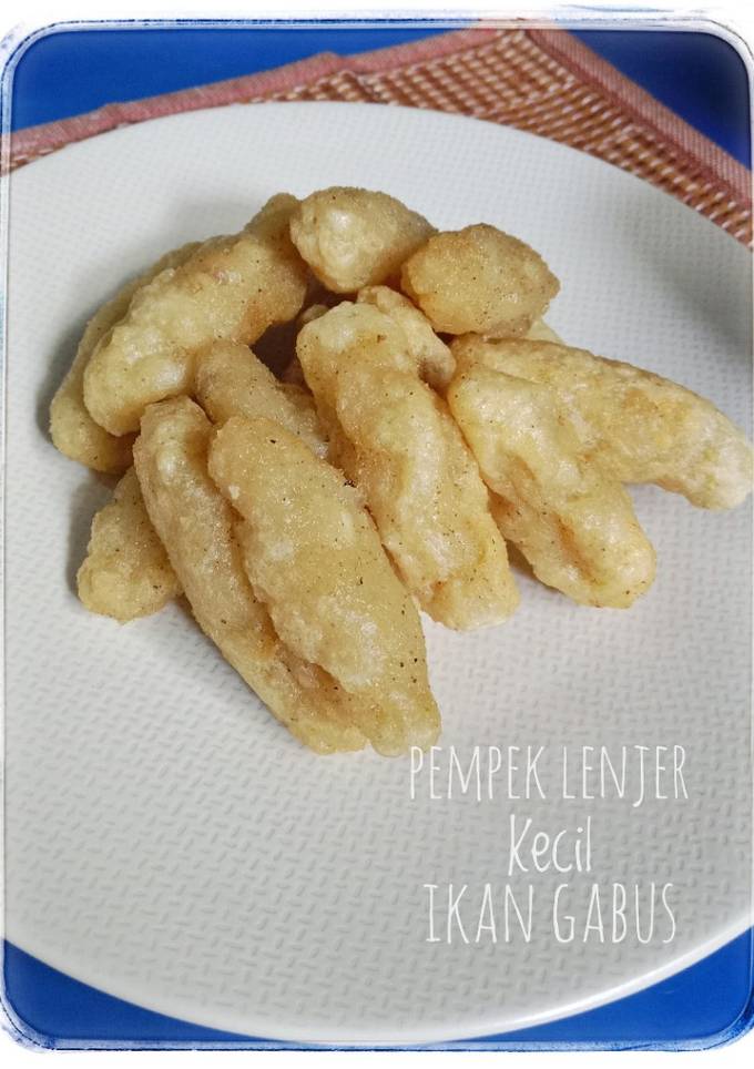 Resep Pempek Lenjer Kecil Ikan Gabus oleh Aini mama 2N 2R - Cookpad