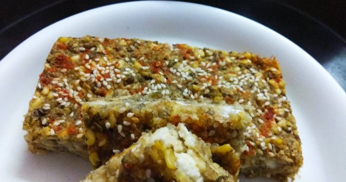 Paneer Stuffed Moongdal Dhokla Recipe by Bishakha Kumari Saxena - Cookpad