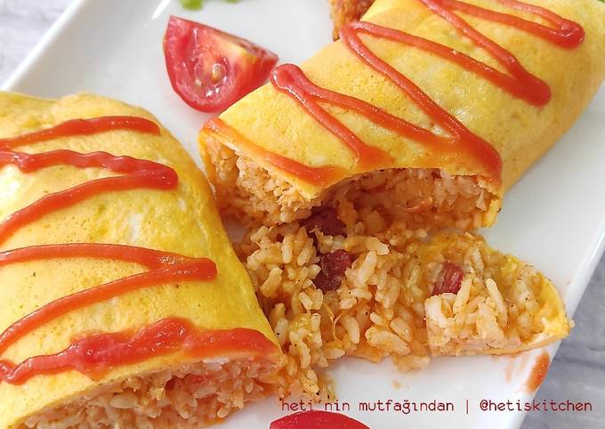 Resep Omurice: Japanese Omelette & Rice oleh Heti - Cookpad