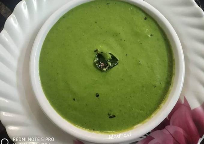 Spinach Tambli/thambuli Recipe by Madhavi Rao - Cookpad