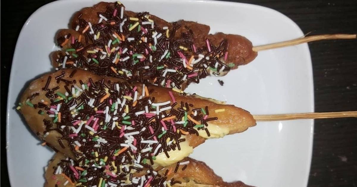 Resep Roti Goreng Paha Ayam Lembut/ Donat paha ayam Meses oleh ...