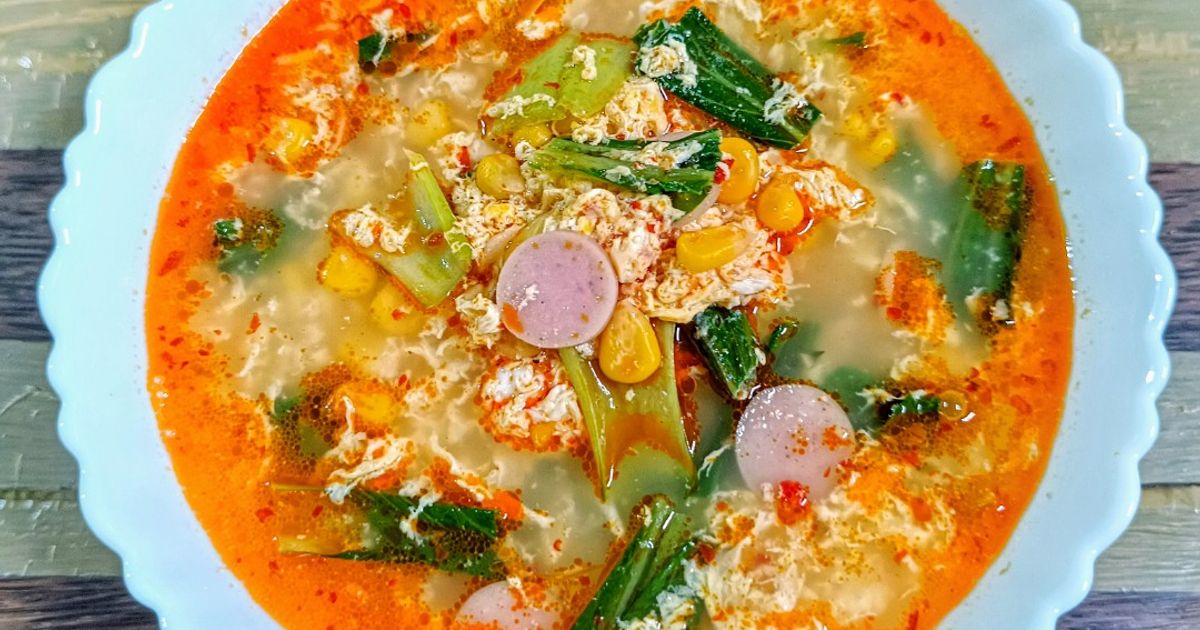 Resep Sup Jagung Pokcoy Kuah Susu Kental oleh Anna Hadi_ant - Cookpad