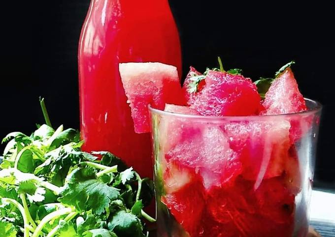 Aparajita Dutta দ্বারা তরমুজ শরবত (tarmuj sharbat recipe in Bengali ...