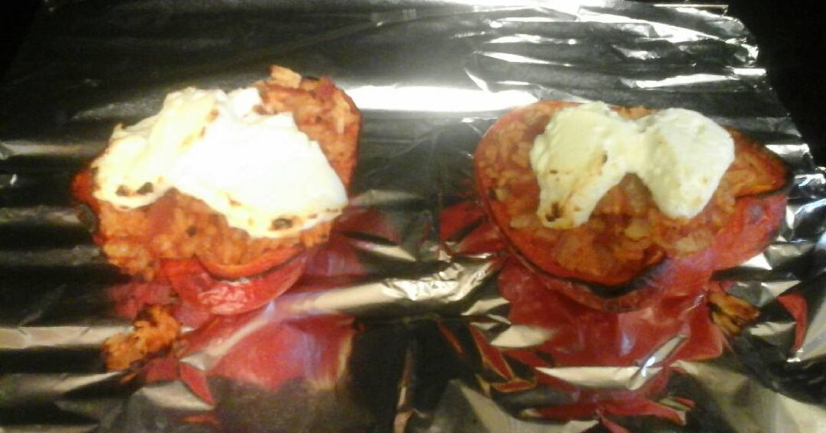 Stuffed Pepper With Goats Cheese Recipe by mandnand - Cookpad