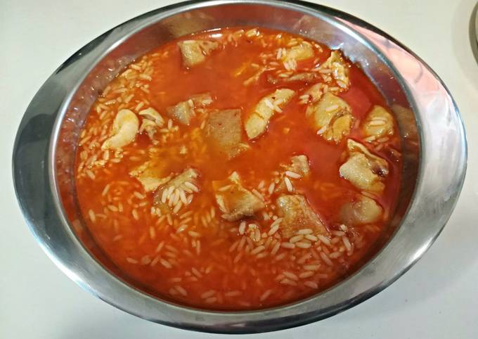 Morro de cerdo con arroz Receta de ni.uman- Cookpad