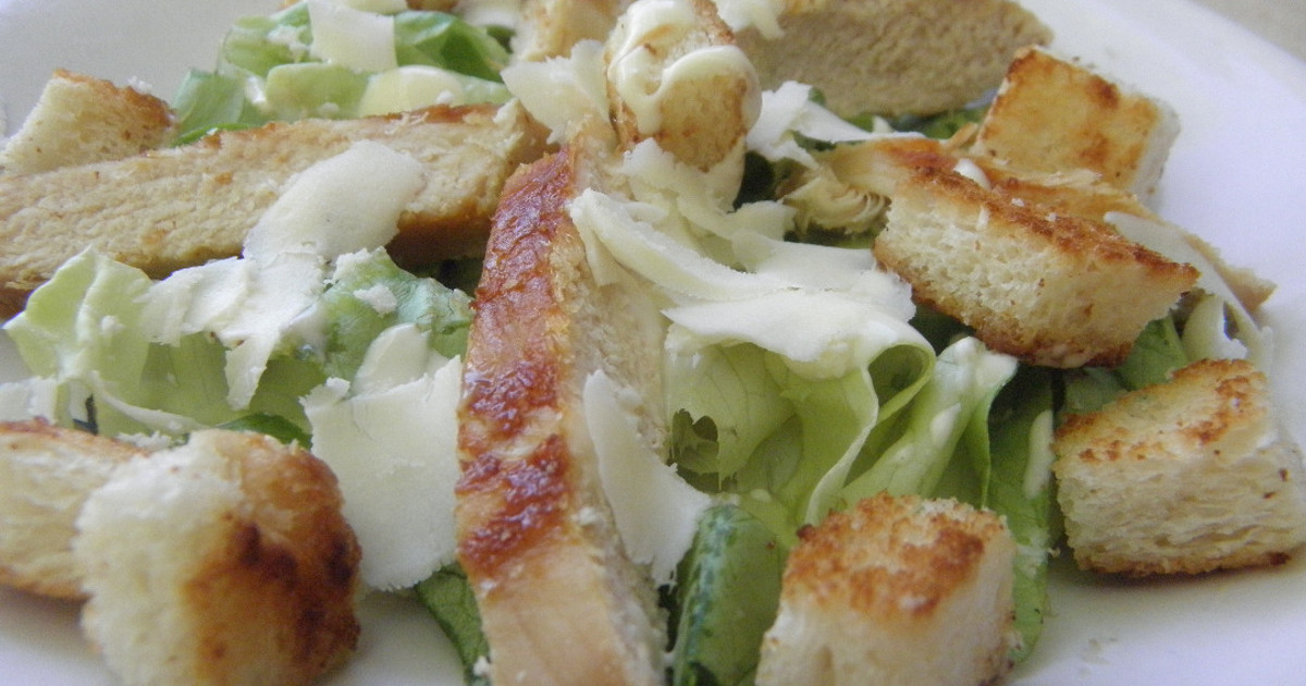 Ensalada César O Caesar Receta de graciela martinez IG @gramar09ok ☺💗