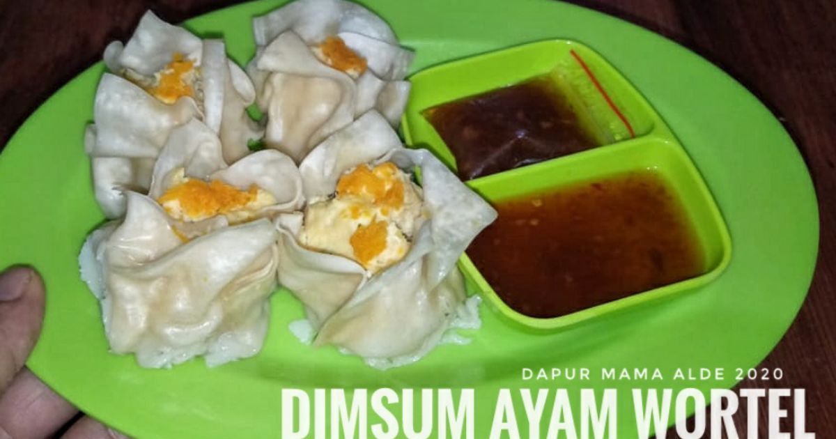 Resep Dimsum Ayam Wortel oleh Dapur Mama Alde - Cookpad